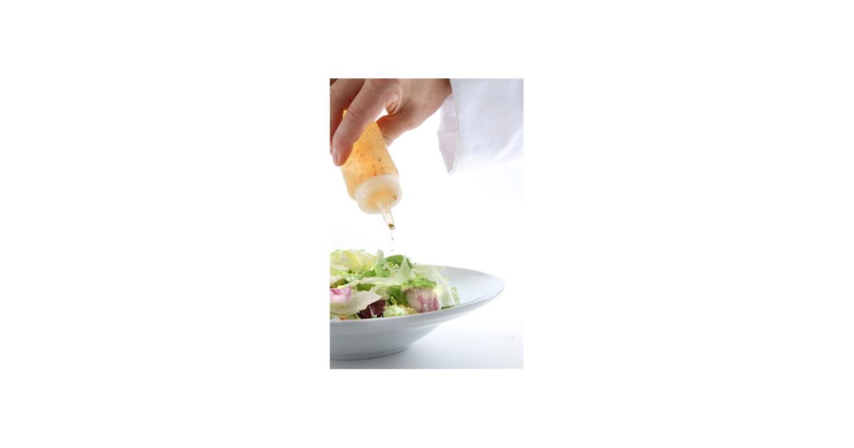 Adagolóedény hideg szószokhoz 0,2 l, piros - Hendi 558010 | Pepita.hu