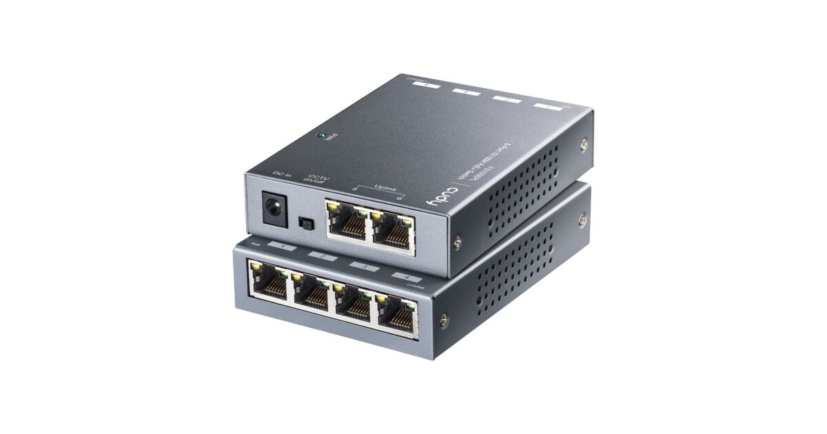 Switch Lan PoE8-port Cudy IG100P 8x30W 1Gbps industrial 8-port IG100P ...