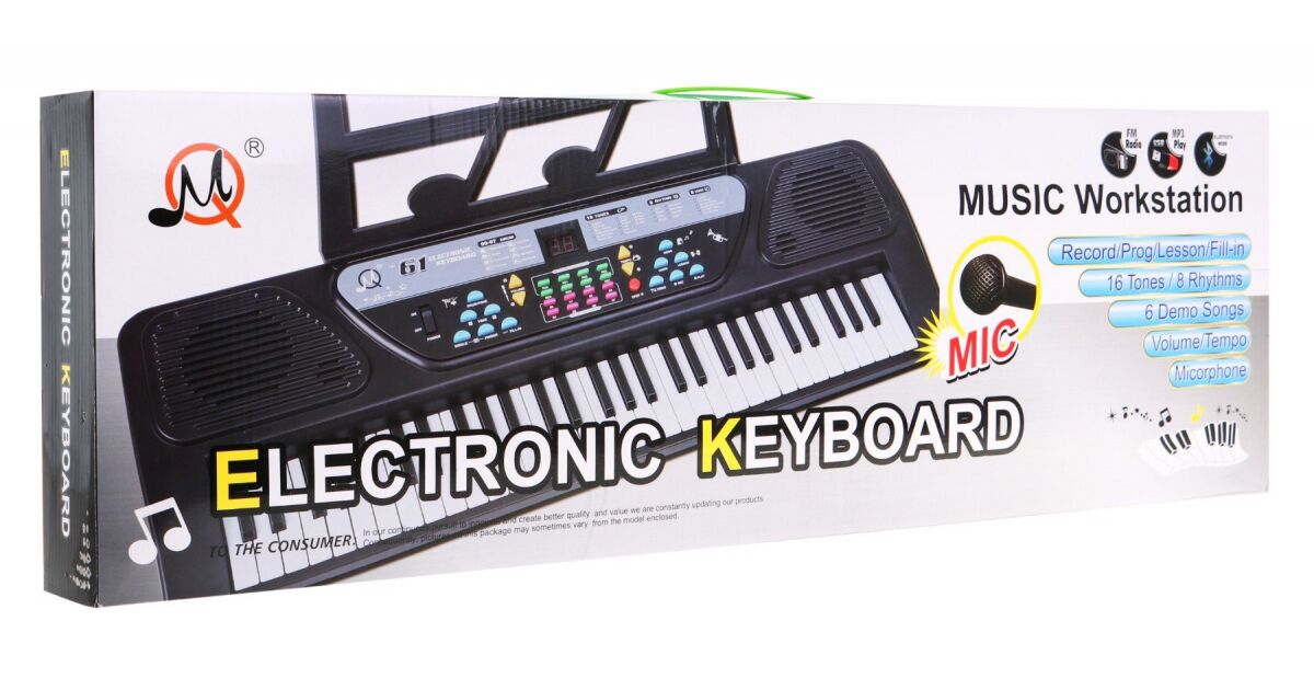 Tastatură cu mod de învățare pentru copii 5+ Microfon Stand Muzică ...
