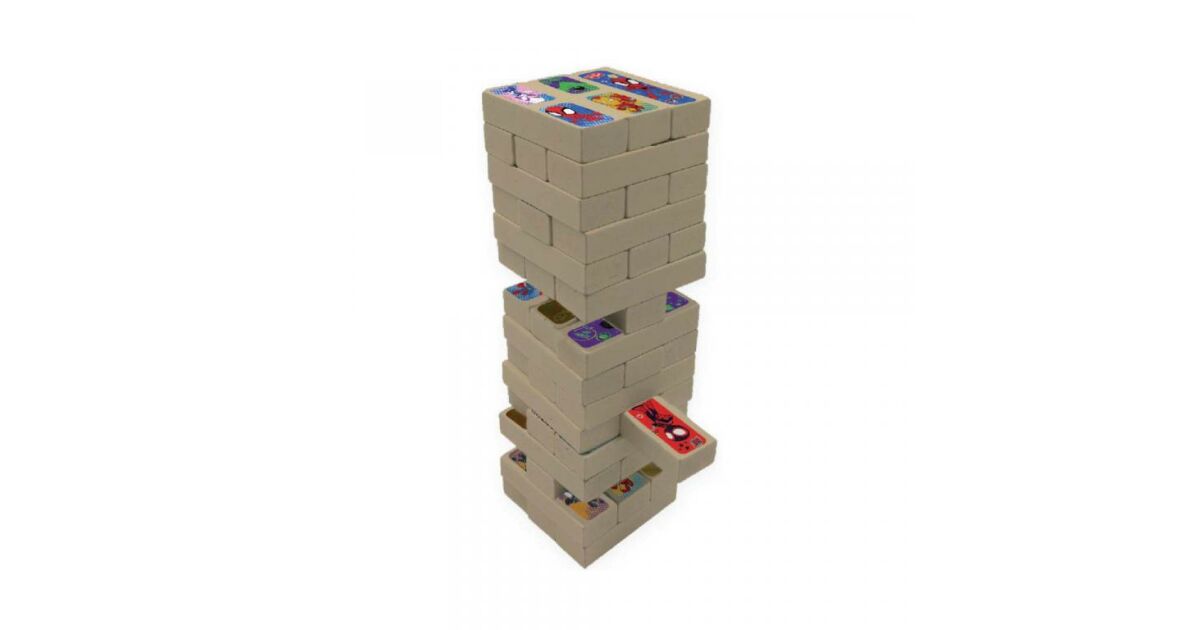 Luna: Marvel Spidey 3az1-ben társas - Jenga, Dominó és Memóriajáték ...