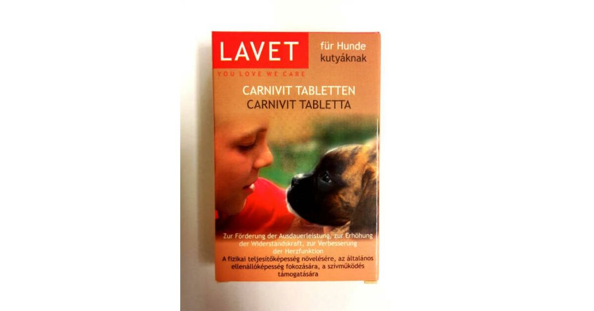 Lavet Carnivit Tabletten - Vitamin készítmény (Carnivit) sport és ...