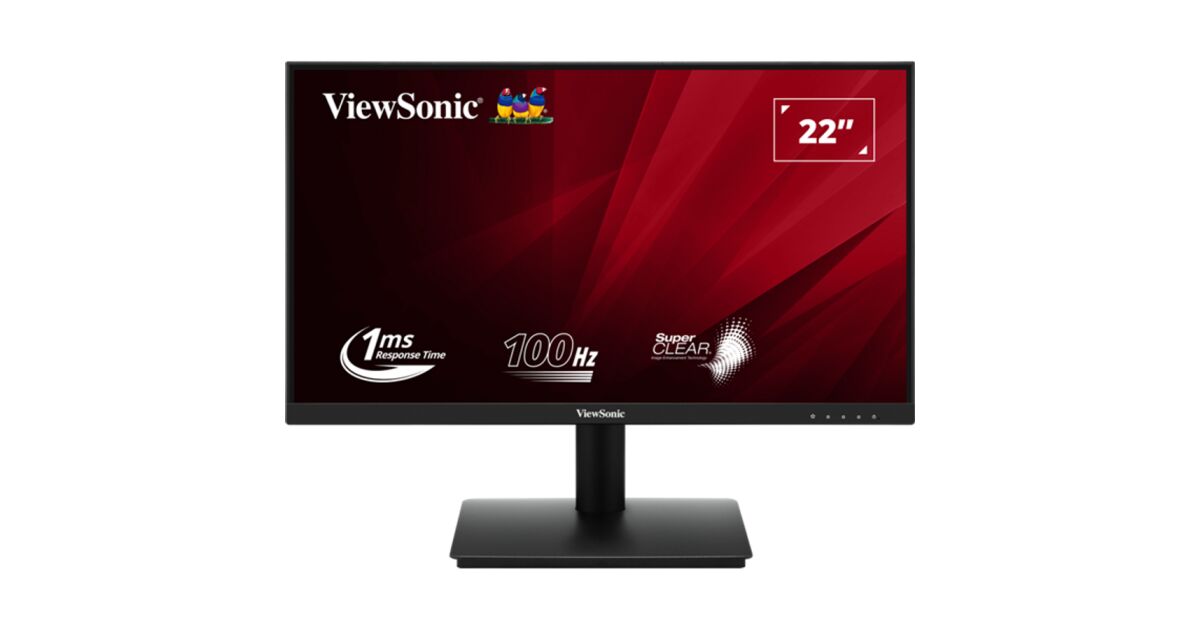 ViewSonic Monitor 22 - VA220-H (IPS, 16:9, 1920x1080, 100Hz, 1ms, 250cd ...