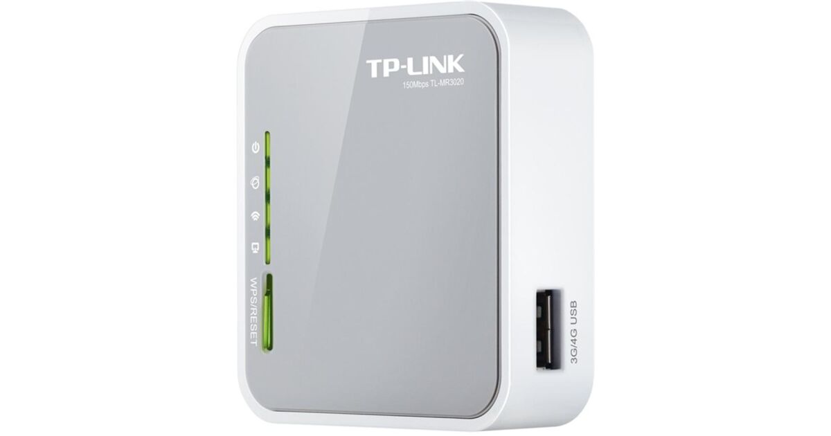 TP-Link Router WiFi N 3G - TL-MR3020 (150Mbps 2,4GHz; 4port 100Mbps ...