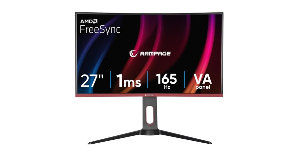 Rampage Monitor 27 - VOYAGER (VA, 165Hz, 1ms, 16:9, 1920x1080, 250cd/m2 ...