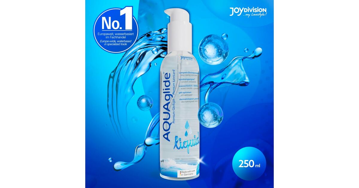 Promóciós csomag: AQUAglide Liquid, vízbázisú lubrikáns, rendkívül hosszan tartó kenőképességgel ...