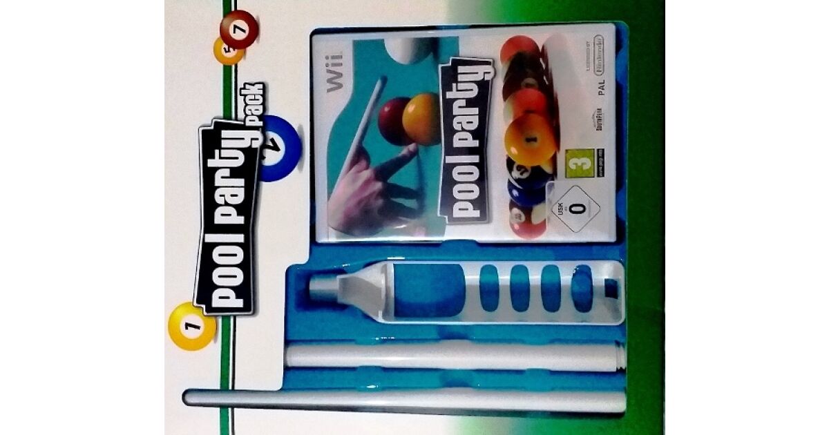 Pool Party Nintendo Wii játék + 1db Biliárd dákó | Pepita.hu