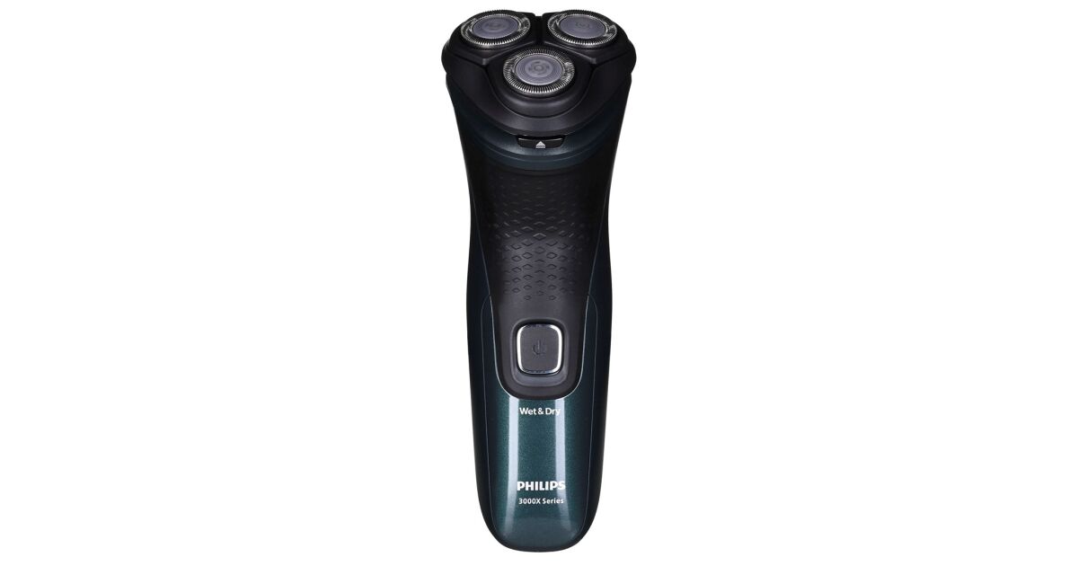 Philips X3052/00 férfi borotva Rotációs/forgófejes borotva Vágó Fekete ...