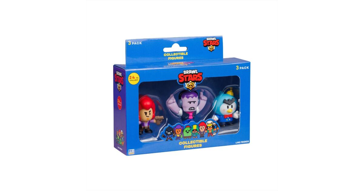 Brawl Stars mini figurák, 3 darab, 2. sorozat - többféle | Pepita.hu