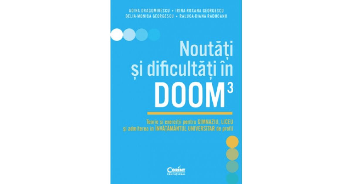 Recenzii: Doom 3 noutati si dificultati. Teorie si exercitii pentru ...