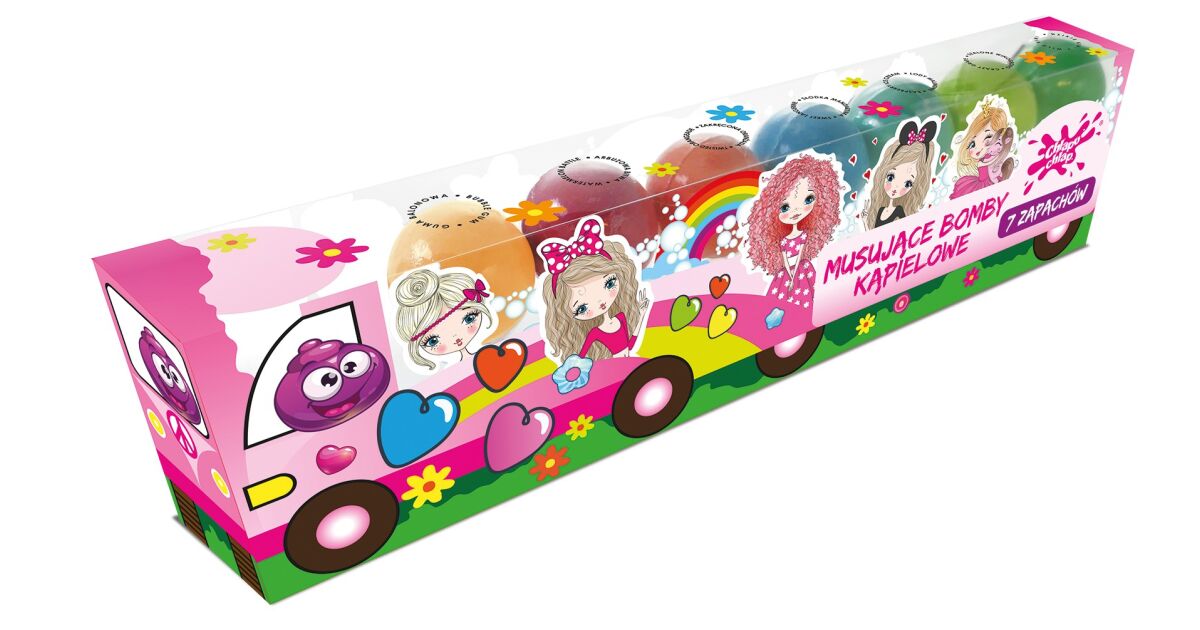 CHLAPU CHLAP Pezsgő Fürdőbombák Party Truck 1 csomag - 7 darab | Pepita.hu