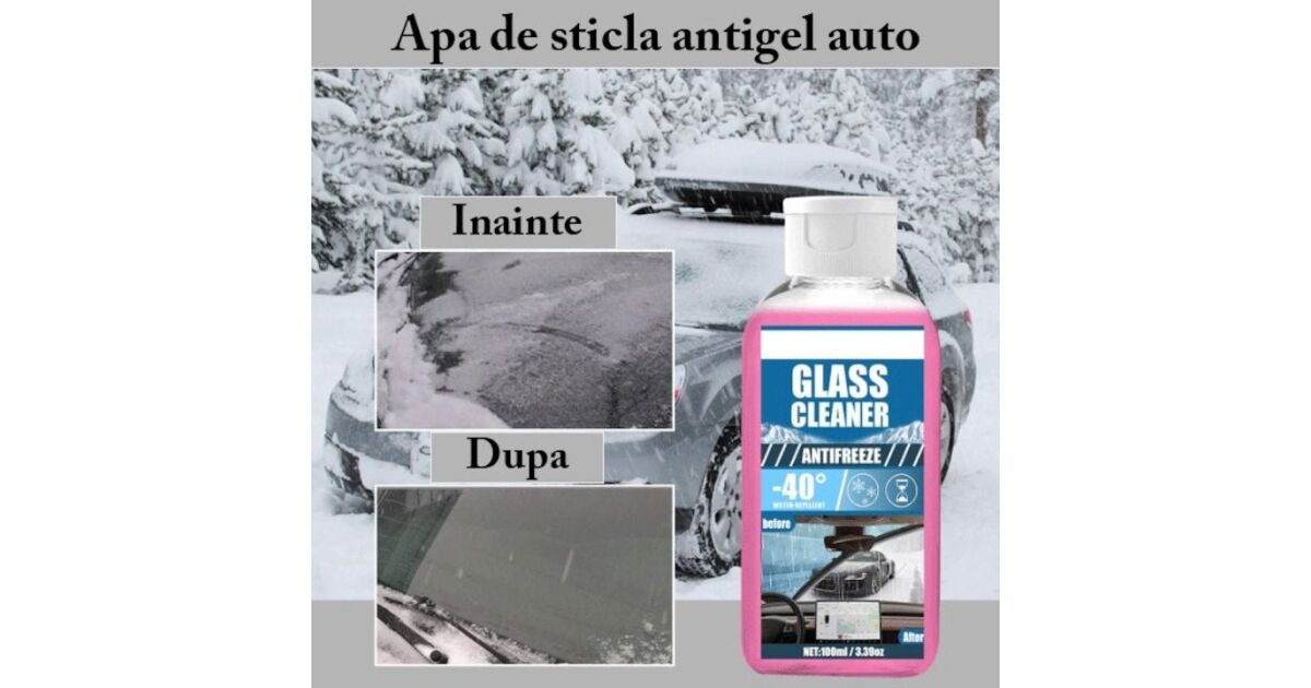 Tratament Pentru Geamurile Auto, , Eficienta Pana la -40 Grade ...