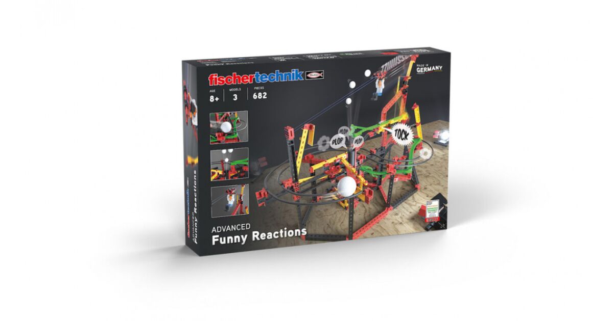 Kit STEM Circuite XL de reactii in lant traznite, Fischertechnik ...