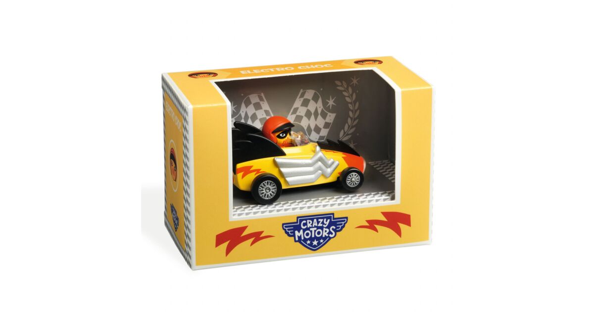 Electro Choc autó, Crazy Motors kollekció, Djeco | Pepita.hu