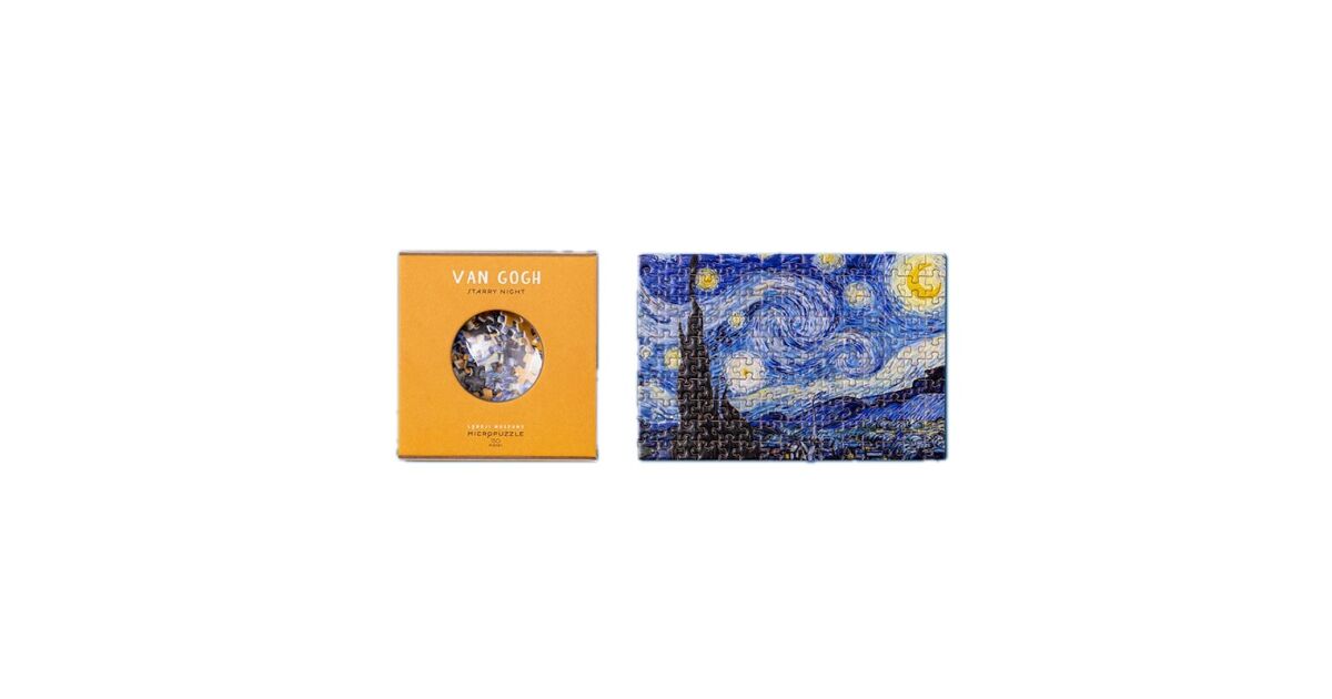 Zoom-Mikropuzzle Van Gogh Sternennacht, Londji | Pepita.com