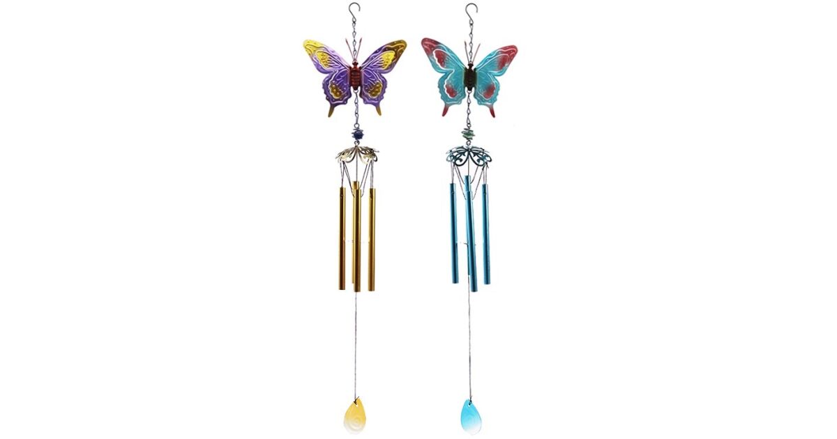 Clopotel de vant Fluture 40 cm | Pepita.com