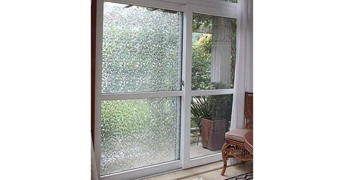 Folie decorativa vitrostatica pentru geam autoadeziva 45 x 300 cm model ...