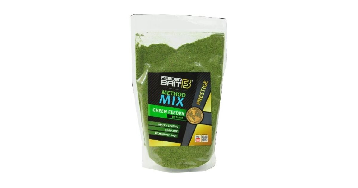 FEEDER BAIT METHOD MIX PRESTIGE GREEN FEEDER BETAINE 800g | FB25-10 ...