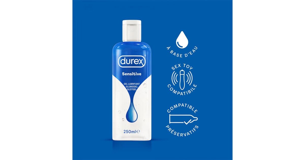 Vízbázisú síkosító - Durex Lubricant Sensitive 250 ml | Pepita.hu