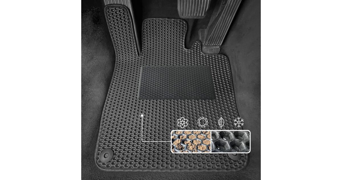 MI008_EVA_POD - Komplett EVA autószőnyeg készlet Mitsubishi Colt 1992 ...