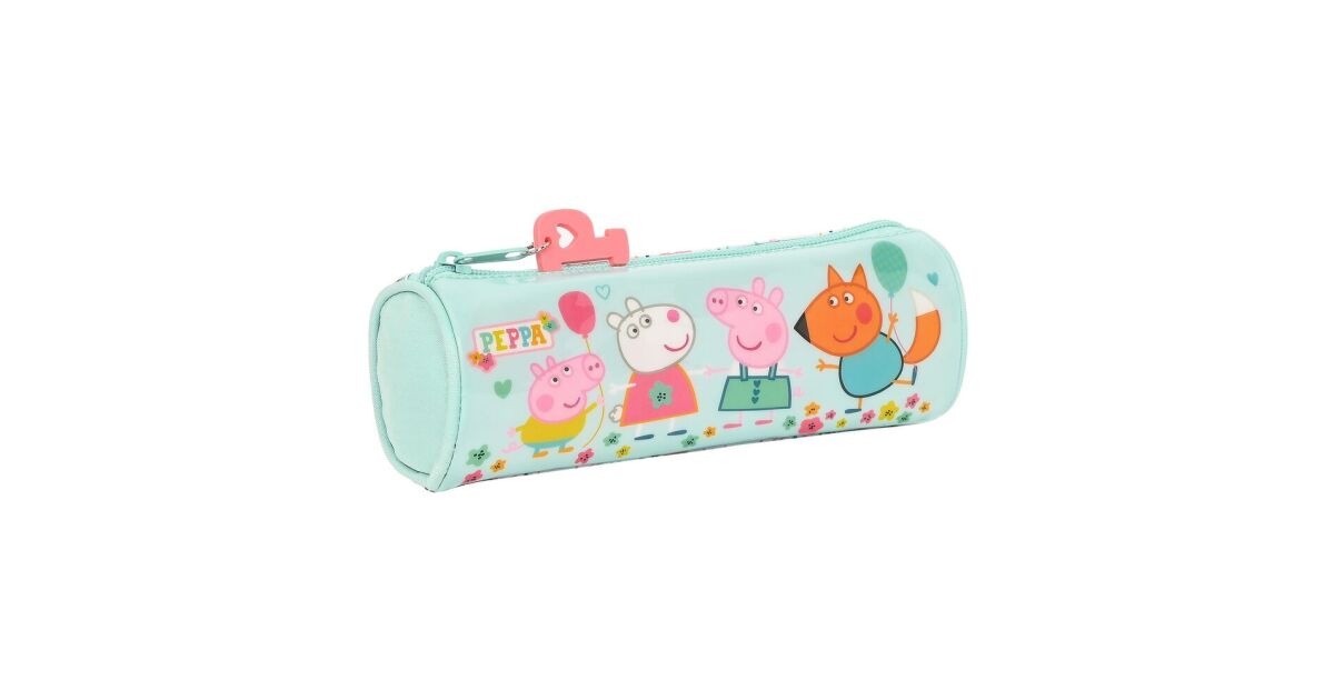 Egyrekeszes iskolai tolltartó, Peppa Pig Cozy corner, kék | Pepita.hu
