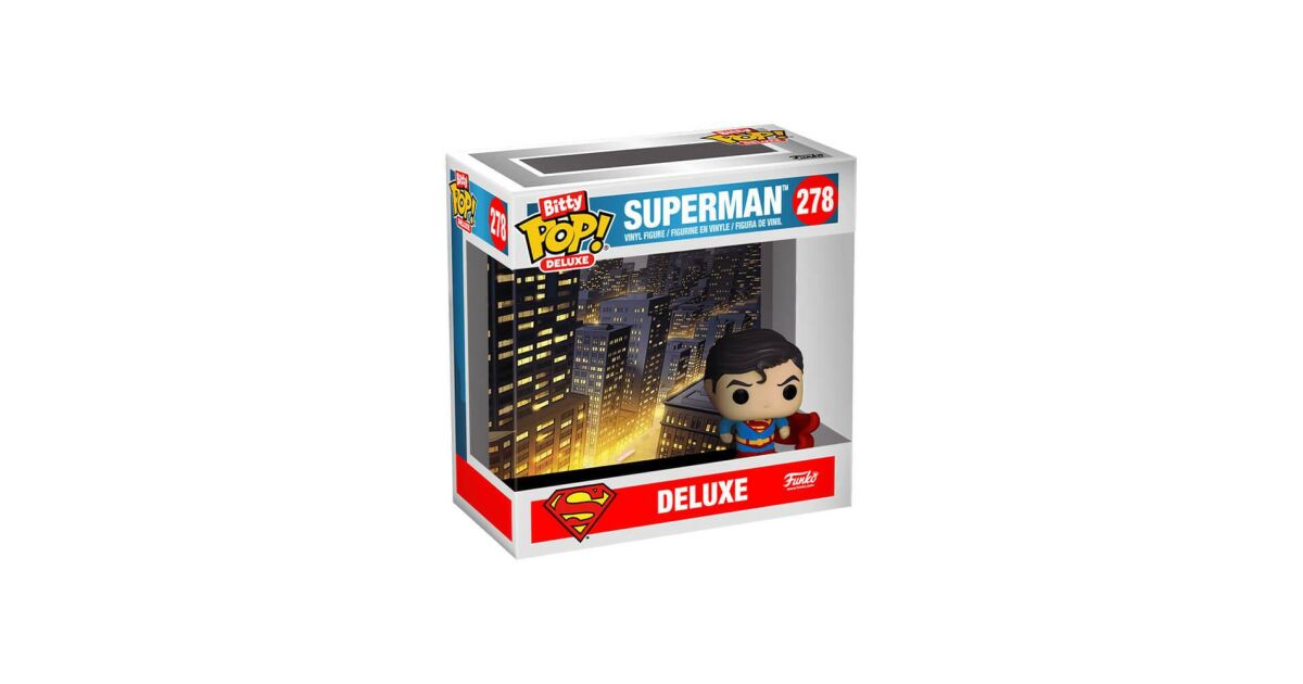 Funko Bitty POP! Deluxe: Superman (Cityscape) figura | Pepita.hu