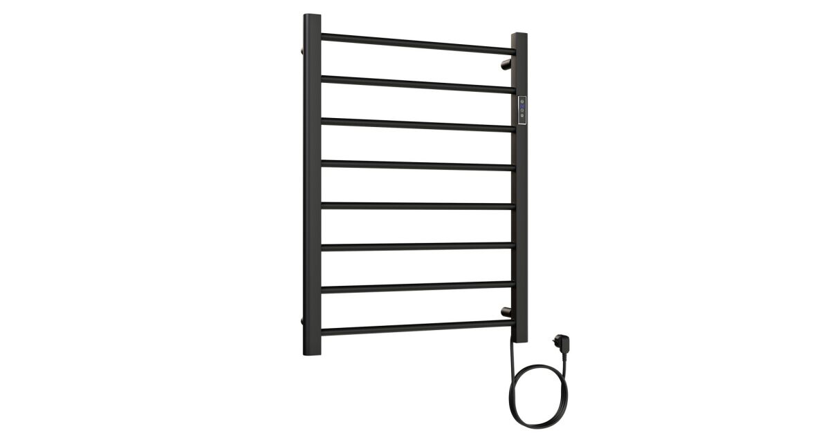 Elektromos design radiátor digitális termosztáttal NERO Italia Pico ...