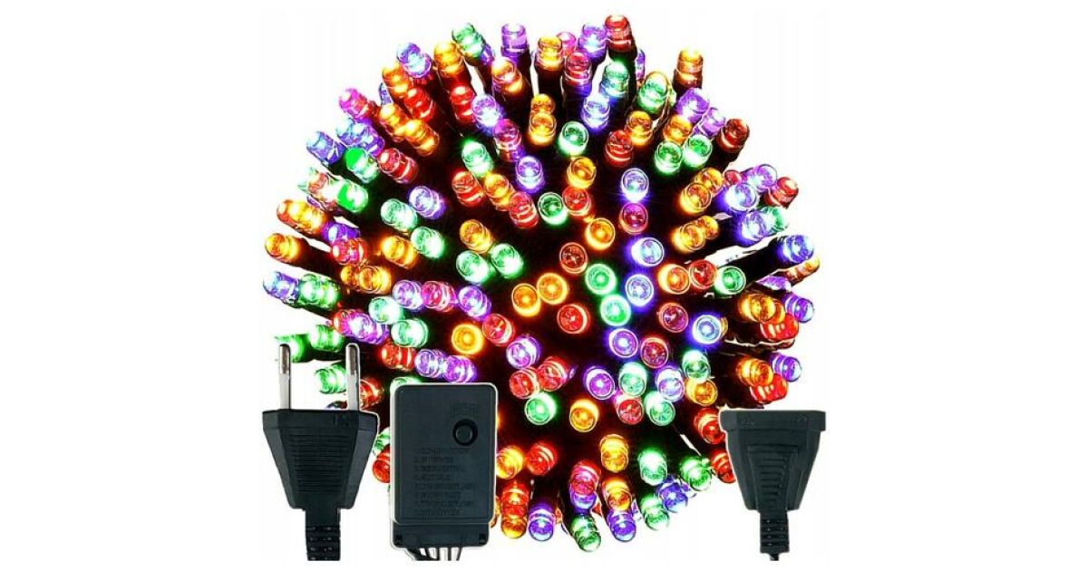 Kültéri Karácsonyi 1000 LED-s Égősor 8 Programos Színes 80M | Pepita.hu