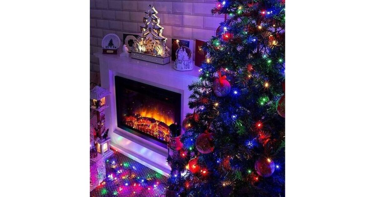 Kültéri Karácsonyi 1000 LED-s Égősor 8 Programos Színes 80M | Pepita.hu