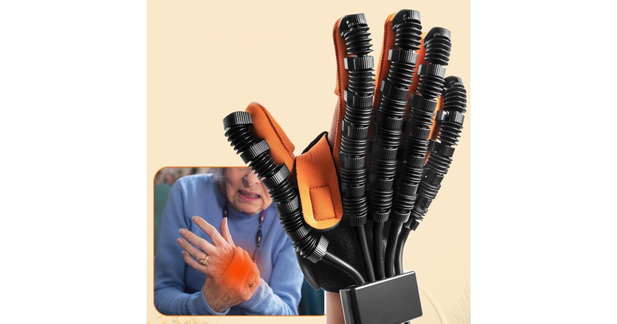 Rehabilitációs robotkesztyű – bal és jobb kézre, fejlett ujjtréninggel ...