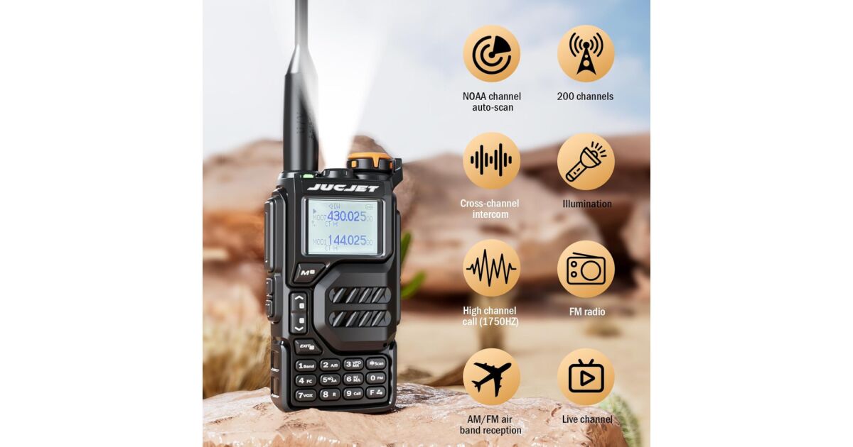 Jucjet kétsávos walkie-talkie VAN-024 | Pepita.hu