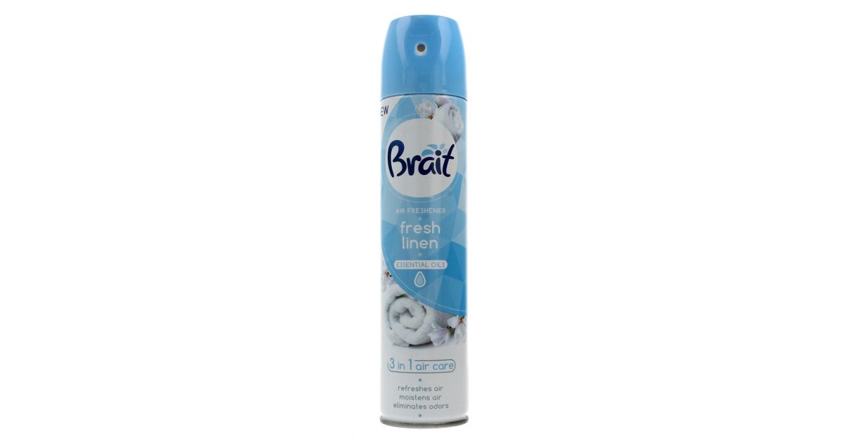 Brait Air Care 3in1 Odświeżacz powietrza klasyczny Fresh Linen 300ml ...