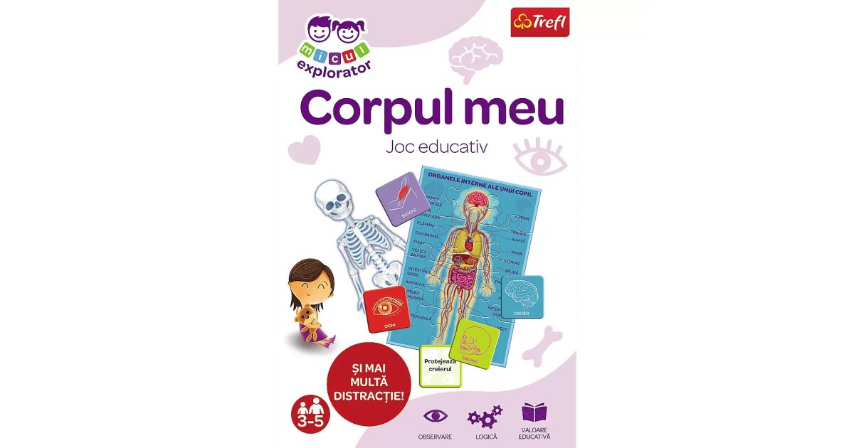 Joc Educativ Micul Explorator, Corpul Meu | Pepita.com