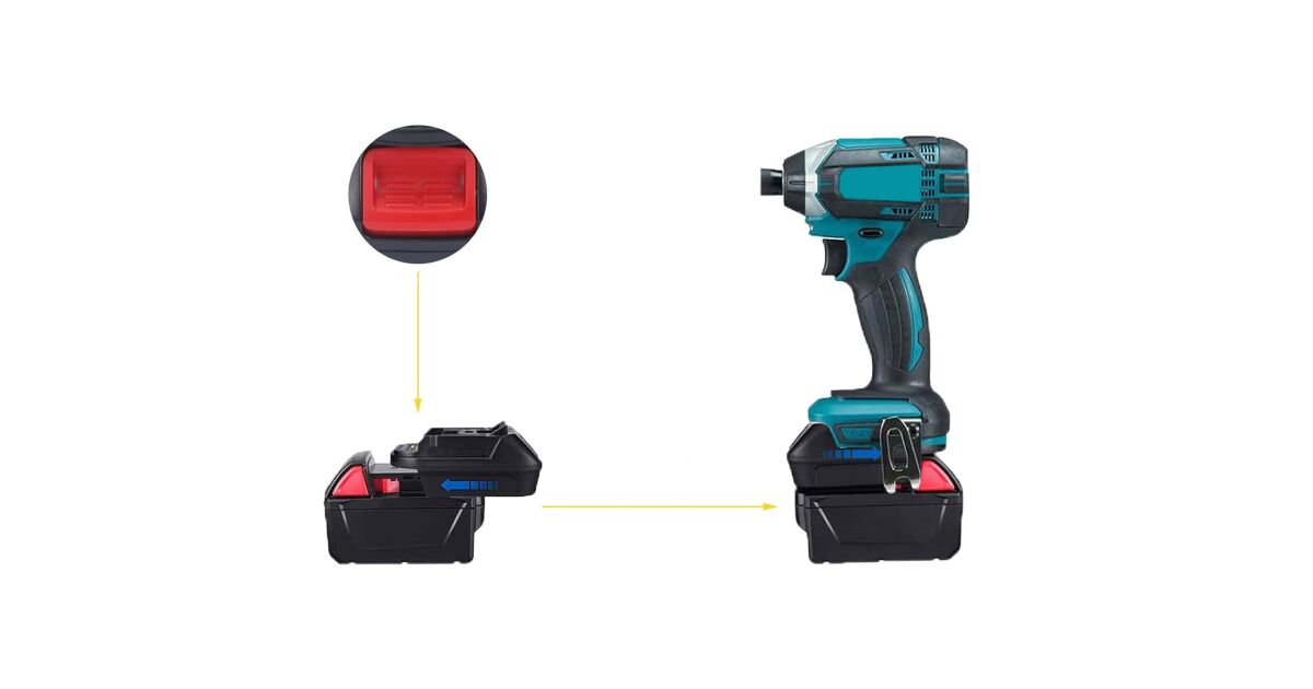Adaptor DM18M - Conversie Baterie Dewalt/Milwaukee La Makita 18V | USB ...