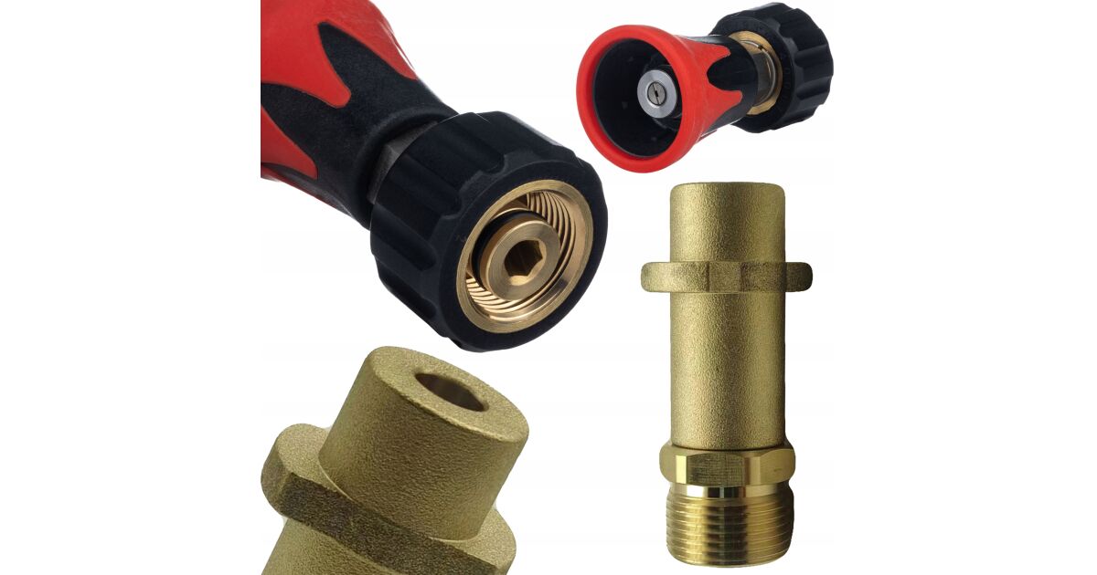 Profesjonalna mini lanca M22 z dyszą szeroką 40° + Adapter do myjek Karcher K2-K7 Bayonet ...