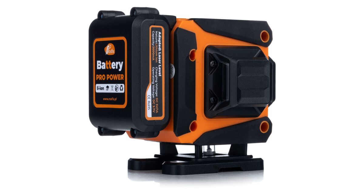 Krížový Laser RAPH 12L – 12 Línií Zelený | IP54 USB‑C 2×3600 mAh ±2 mm ...