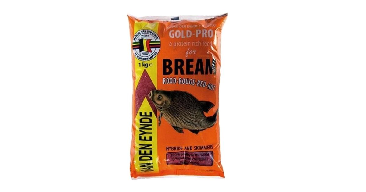 MVDE 1kg GOLD-PRO BREAM RED horgászcsali BREAM-hez, HATÉKONY ...