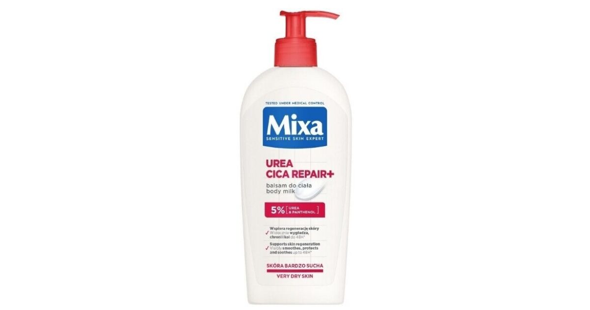 Mixa Urea Cica Repair+ testápoló balzsam, pantenol, 250 ml | Pepita.hu