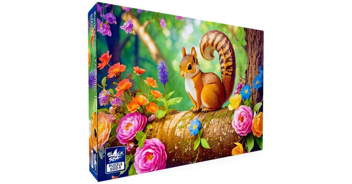 Black Sea 500 db-os puzzle - Squirrel on a Blooming Tree (BS82546 ...