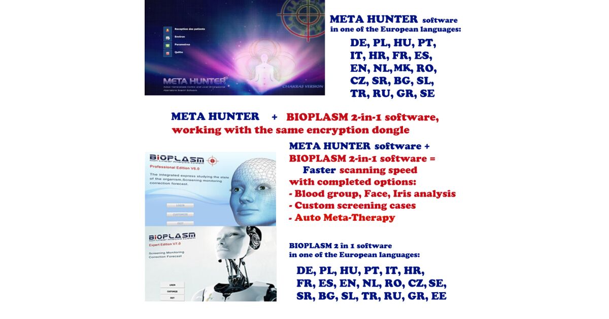 Meta Hunter 4025 NLS biorezonančné skenovacie zariadenie, diagnostika a ...