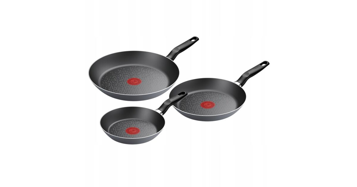 Tefal B9289402 Set tigaie de gătit 20/24/28cm, 3 bucăți | Pepita.com