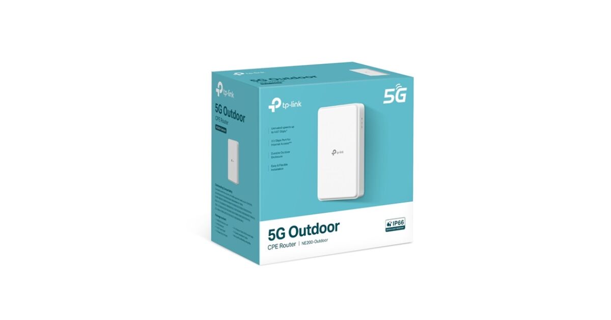 TP-Link NE200-Outdoor vanjski 5G, 4G LTE router (5G, 4G LTE,1x2,5GbE ...