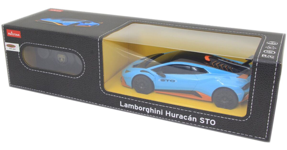 Rastar: Lamborghini Huracan STO kék távirányítós autó - 1:24 | Pepita.hu