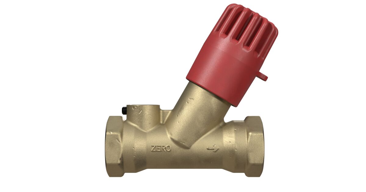 TA-THERM ZERO DN20 termosztatikus szelep használati melegvízhez hőmérő ...