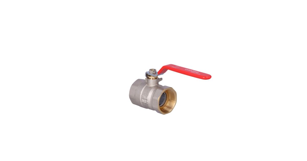 Nikkelezett standard golyóscsap tömszelencével, PN16, 1 1/4 hüvelykes ...