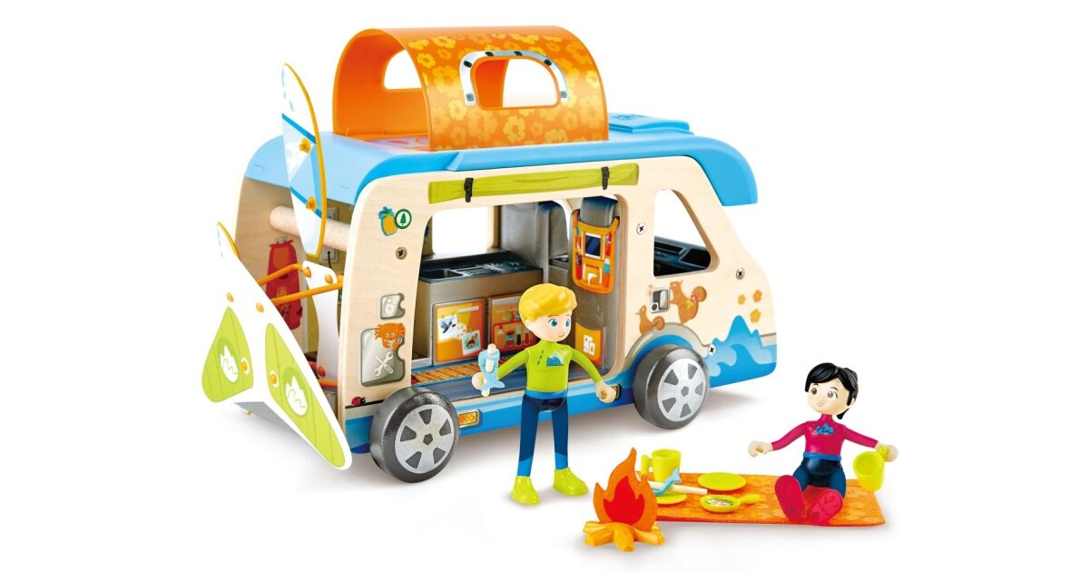 Hape fa kalandbusz babaház | Pepita.hu