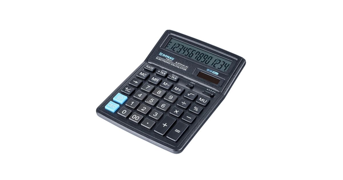 DONAU TECH SZÁMOLÓGÉP K-DT4141-01 FEKETE 5669 | Pepita.hu