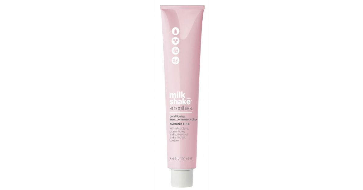 Milk Shake, Smoothies, Ammonia-Free, Semi-Permanent Hair Dye, 5.775VV ...