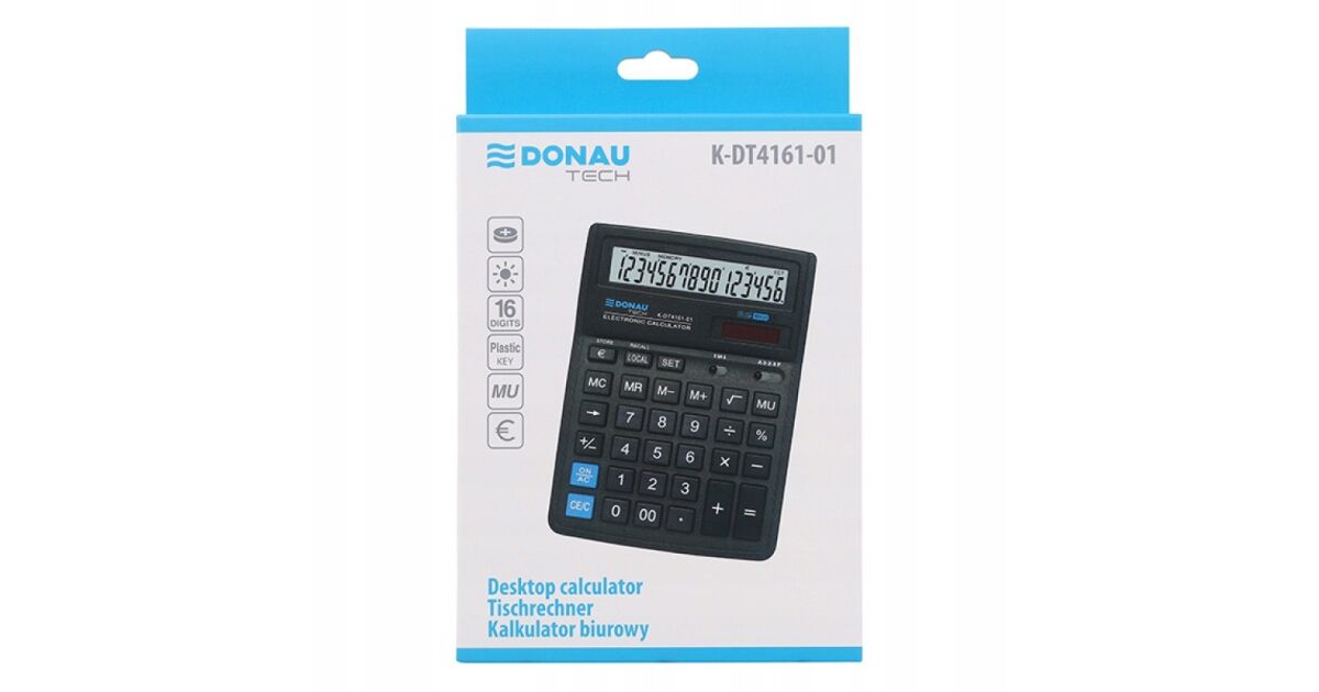 DONAU TECH-DT4161 SZÁMOLÓGÉP NÉGYZET NÉGYZET 5690 | Pepita.hu