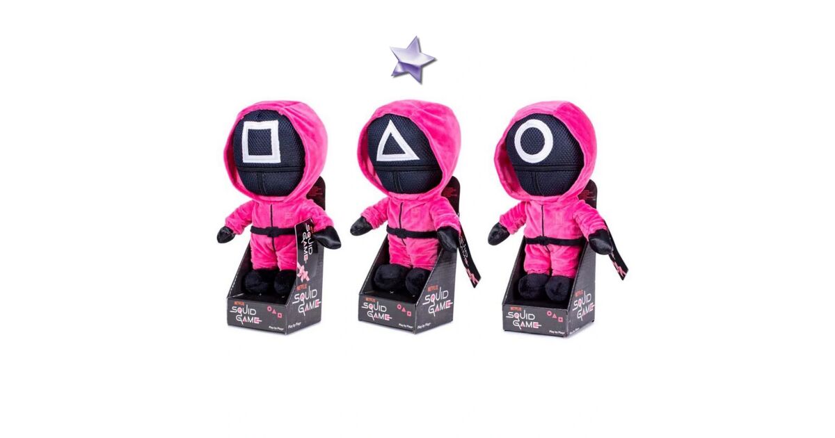 Netflix - Squid Game Nyerd meg az életed katona - háromszög plüss 28 cm | Pepita.hu