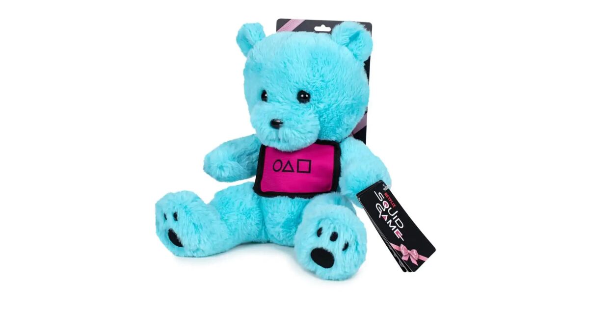 Netflix - Squid Game Nyerd meg az életed Teddy Bear plüss 25 cm | Pepita.hu